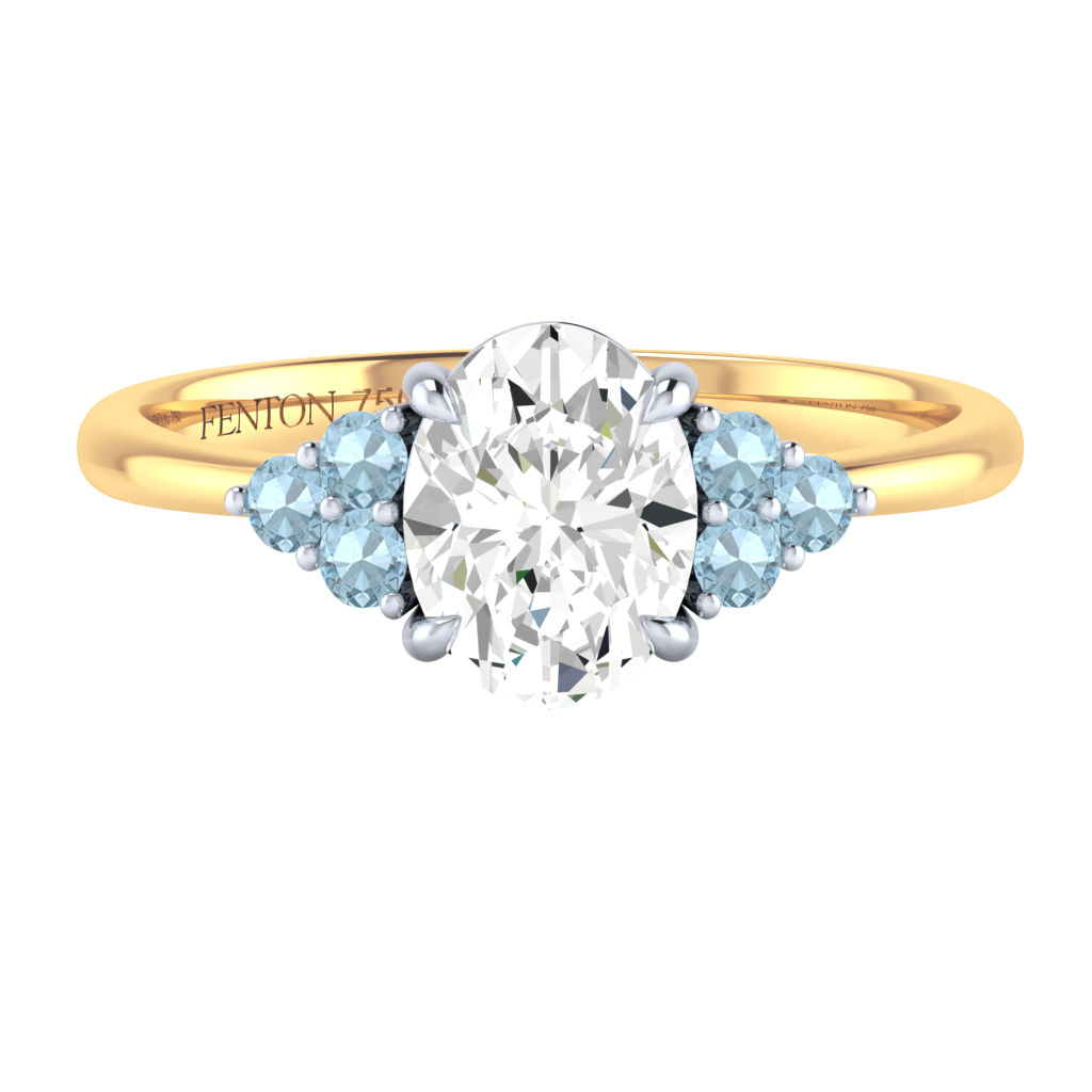 Lab Grown Diamond Trefoil 18K Yellow Gold Ring (IGI LG713574516) – Fenton