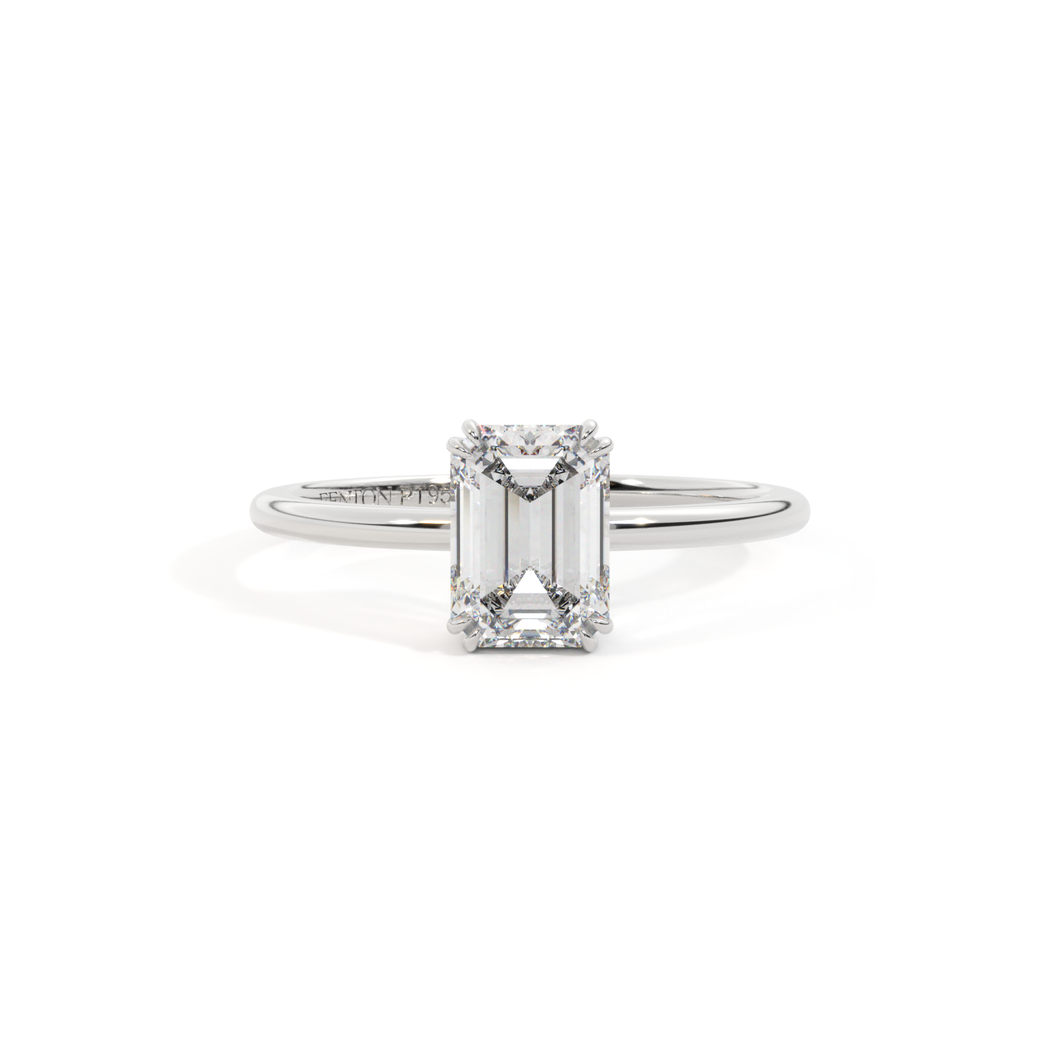 Naturally Mined Diamond Solitaire Platinum Ring (IGI 520278146) – Fenton