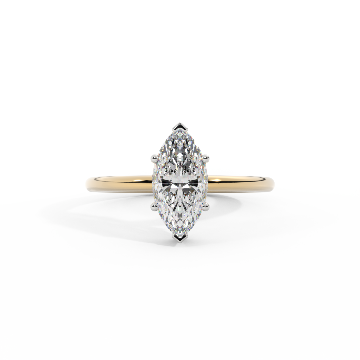 Lab Grown Diamond Solitaire 18K Yellow Gold Ring (IGI LG738526728) – Fenton