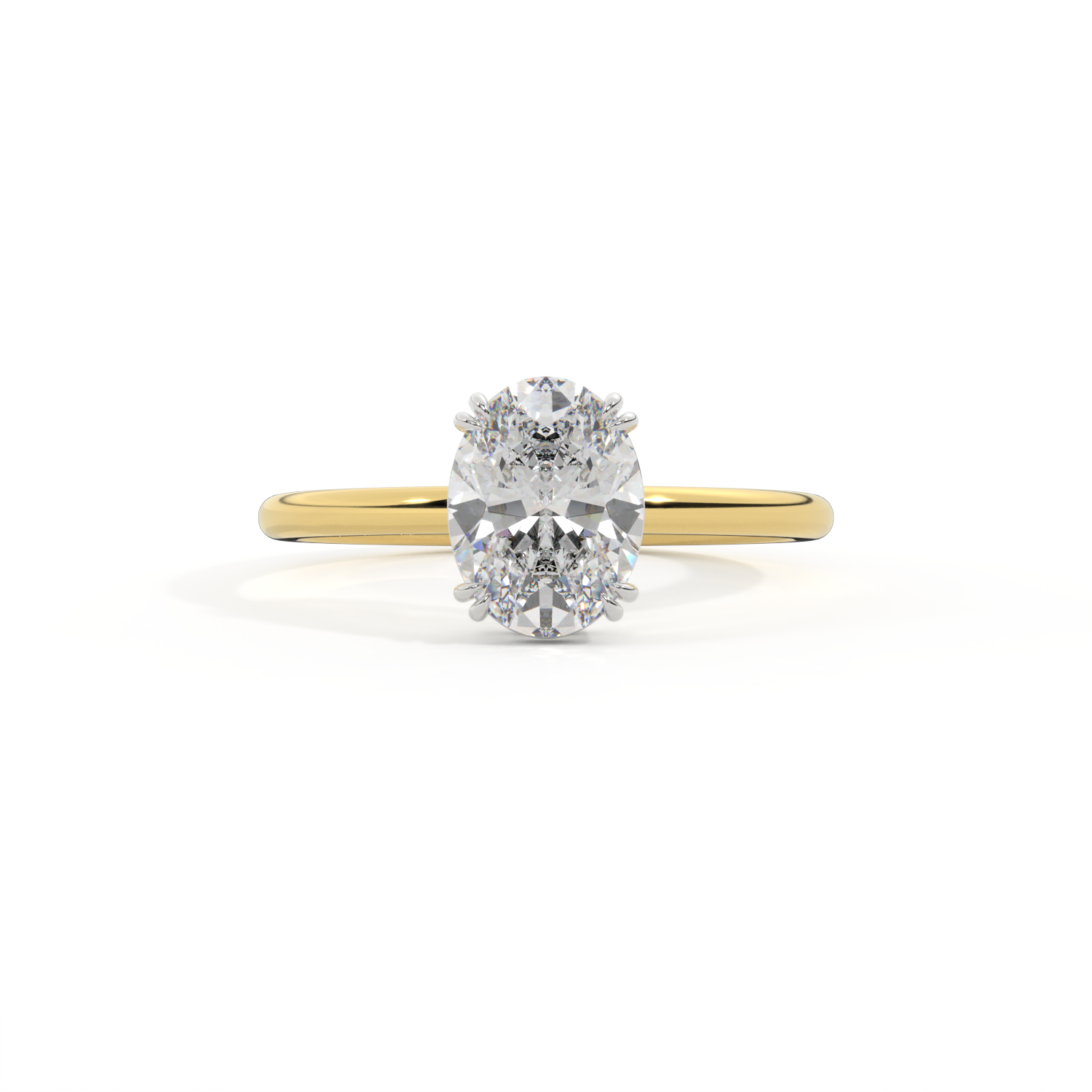 Lab Grown Diamond Solitaire 18K Yellow Gold Ring (IGI LG715587190) – Fenton
