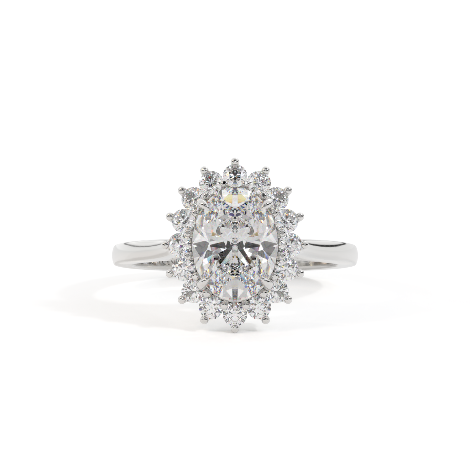 Lab Grown Diamond Star Platinum Ring (IGI LG530200368) – Fenton
