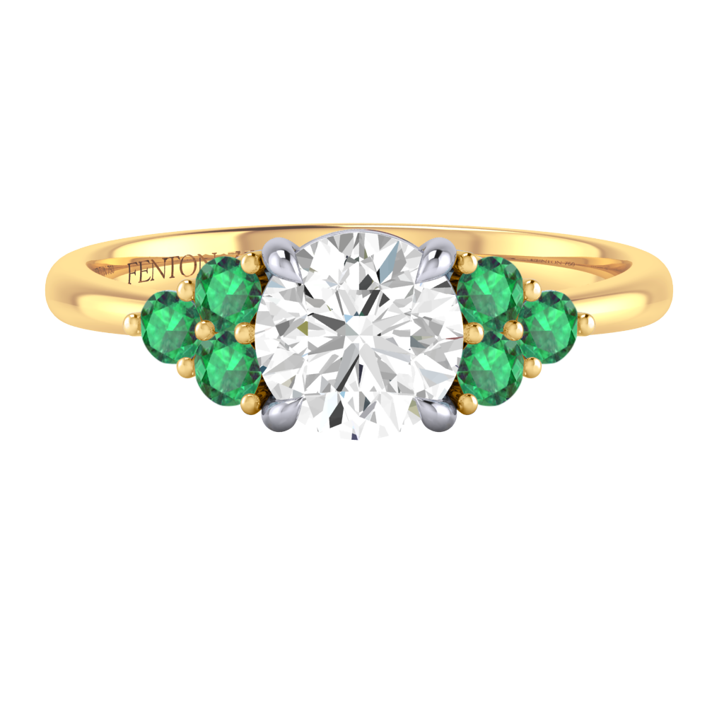 Lab Grown Diamond Trefoil 18K Yellow Gold Ring (IGI LG499189068) – Fenton