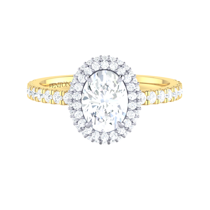 Solar Diamond Vintage Oval Cut Diamond 18k Yellow Gold 1ct – Fenton