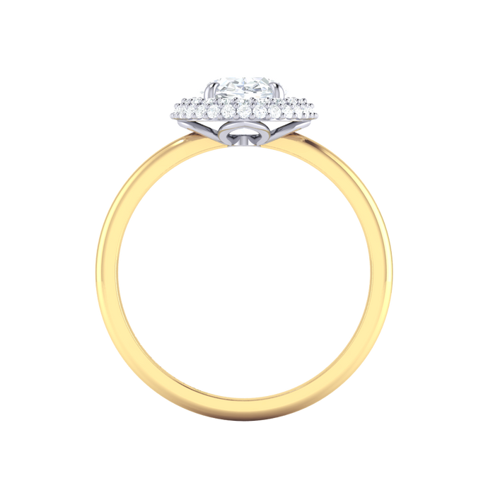 Solar Diamond Vintage Oval Cut Diamond 18k Yellow Gold 1ct – Fenton